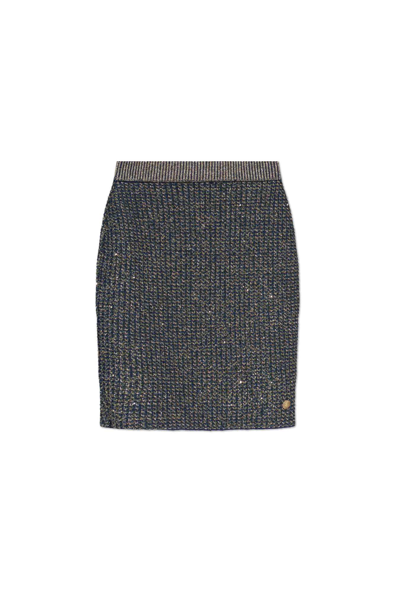 BALMAIN Balmain Embellished Knit Mini Skirt
